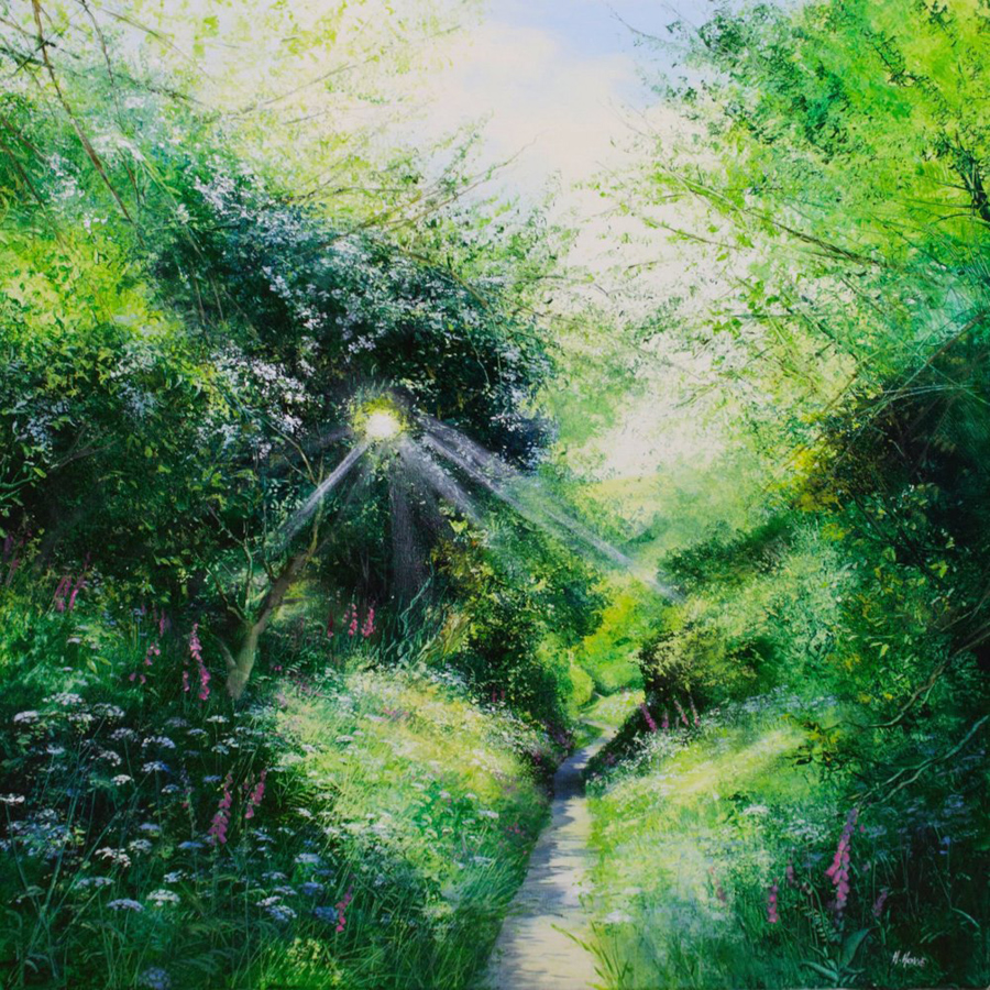 Heather Howe Ray of Sunshine - Original Painting - Diane Hutt Gallery
