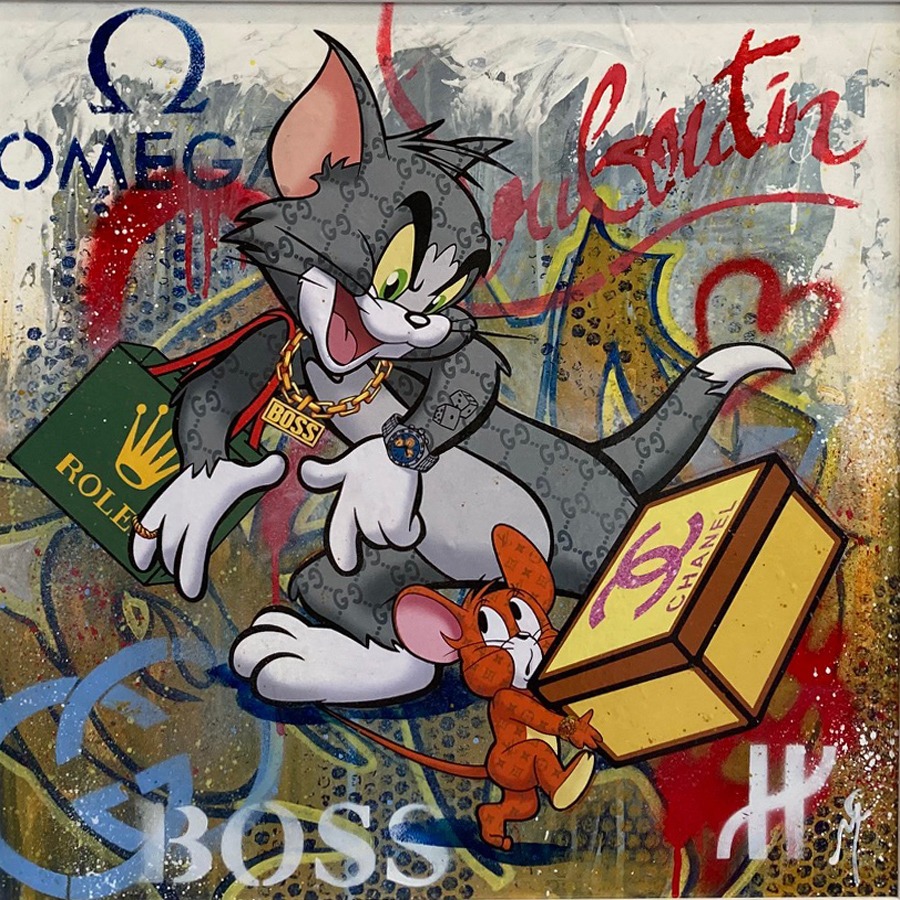 Gary McNamara Tom & Jerry - Original Artwork - Diane Hutt Gallery
